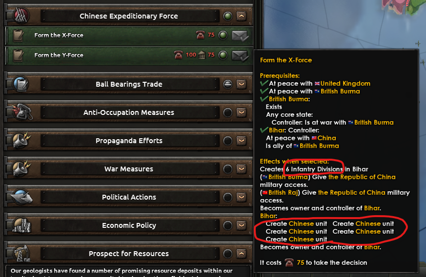 X and Y force decisions can be taken an infinite number of times, with no cooldown, and has ...